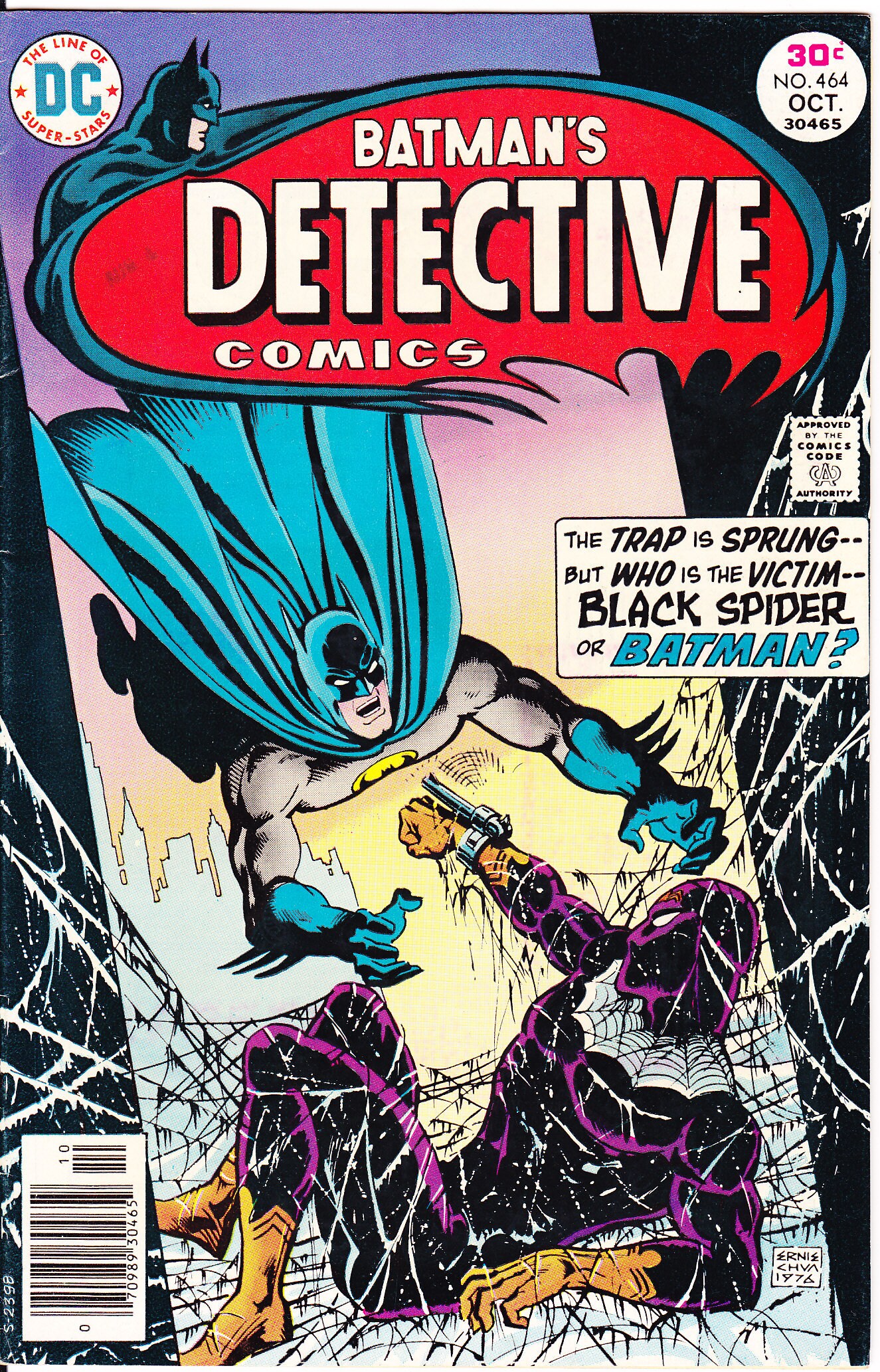 Detective Comics 464 Batman. Black Spider Book. 1976 DC VF | Etsy