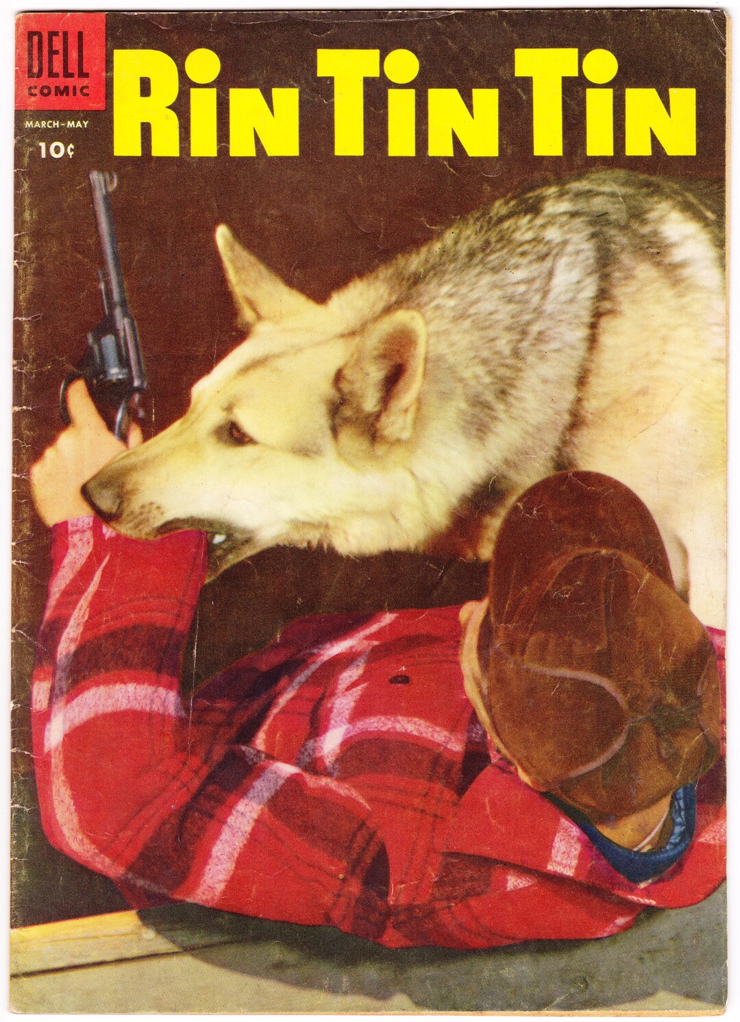 Rin Tin Tin 8 Comic, Golden Age Book. 1955 Dell Comics, VGFN 5.0 - Etsy