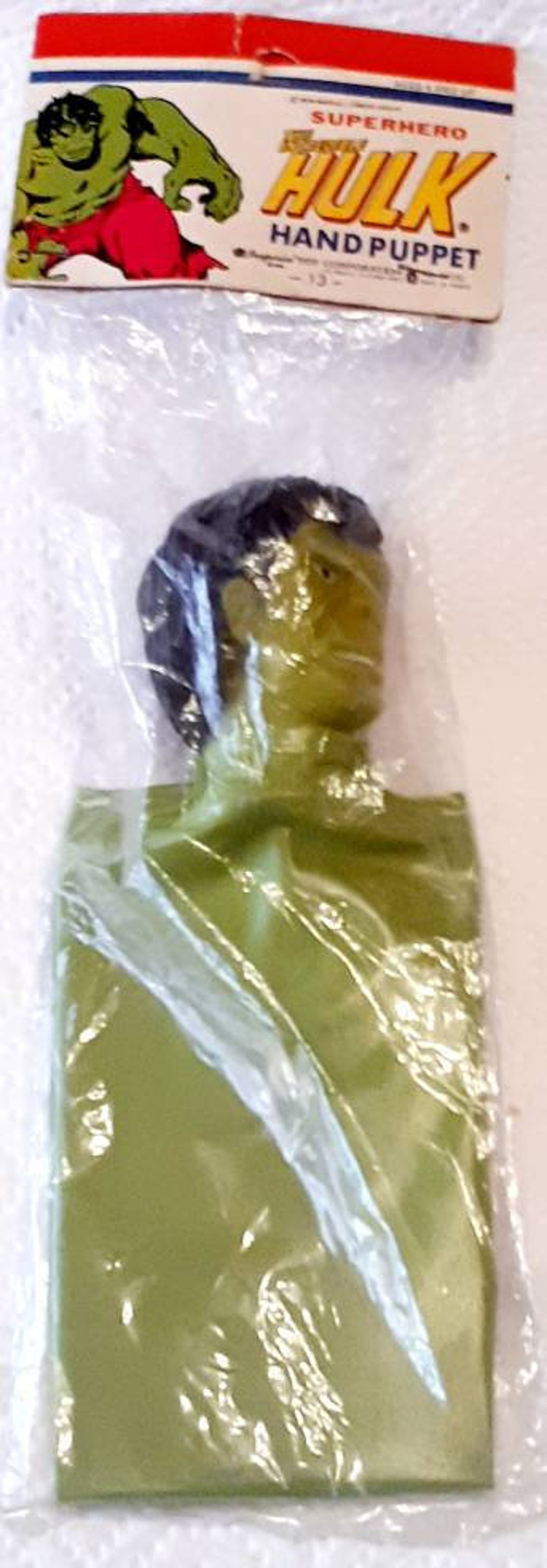 Incredible Hulk Hand Puppet NEW Imperial Toys 1978 Vintage | Etsy