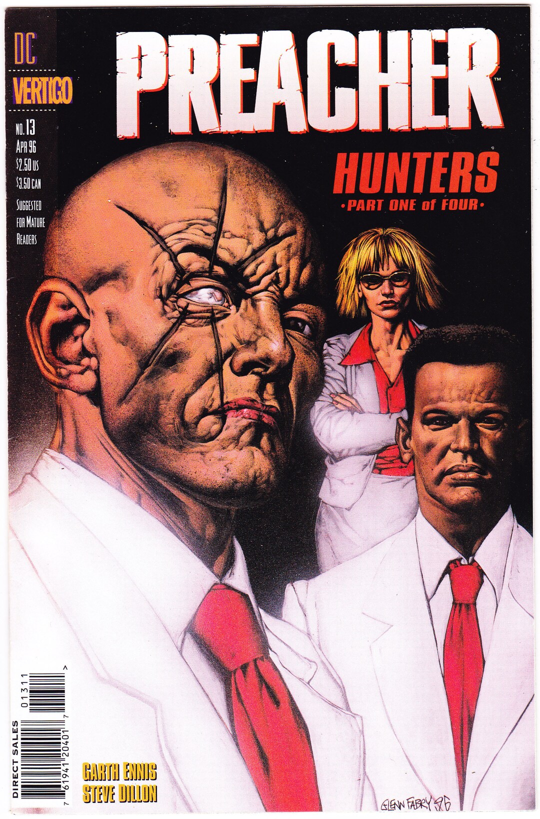Preacher 13 Comic, 1st Herr Starr, AMC Books. 1996 Vertigo, VFNM 9.0 - Etsy