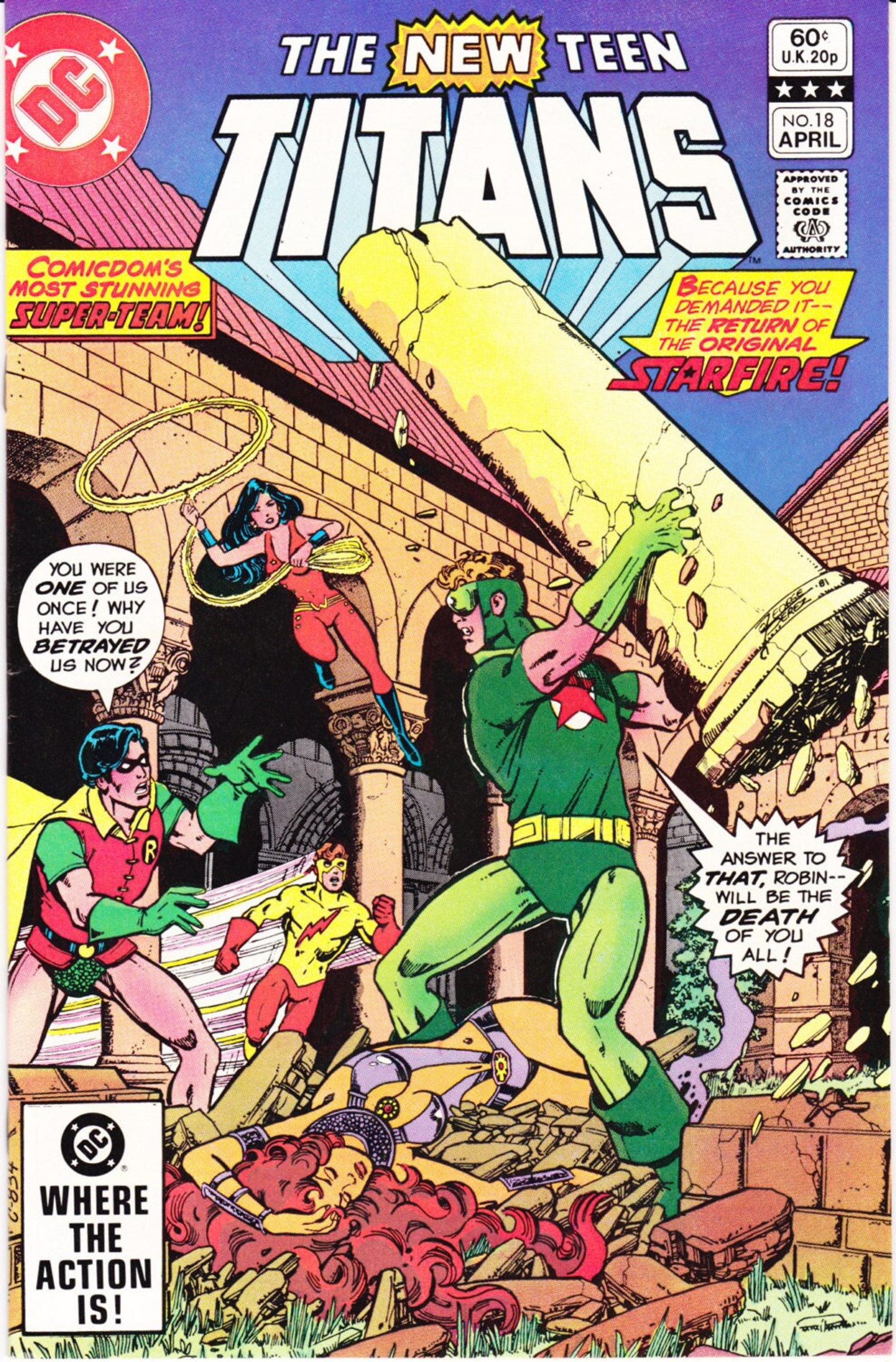 New Teen Titans Vol 1 18 Raven Comic Book. 1982 DC NM | Etsy