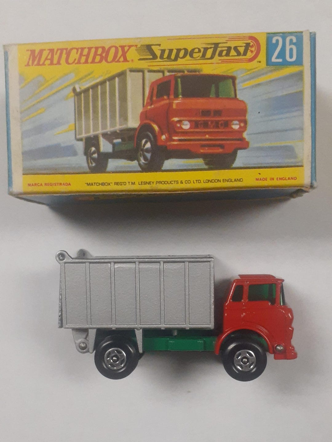 Matchbox Superfast 26, GMC Tipper Truck , Mint in Box, 1970 - Etsy