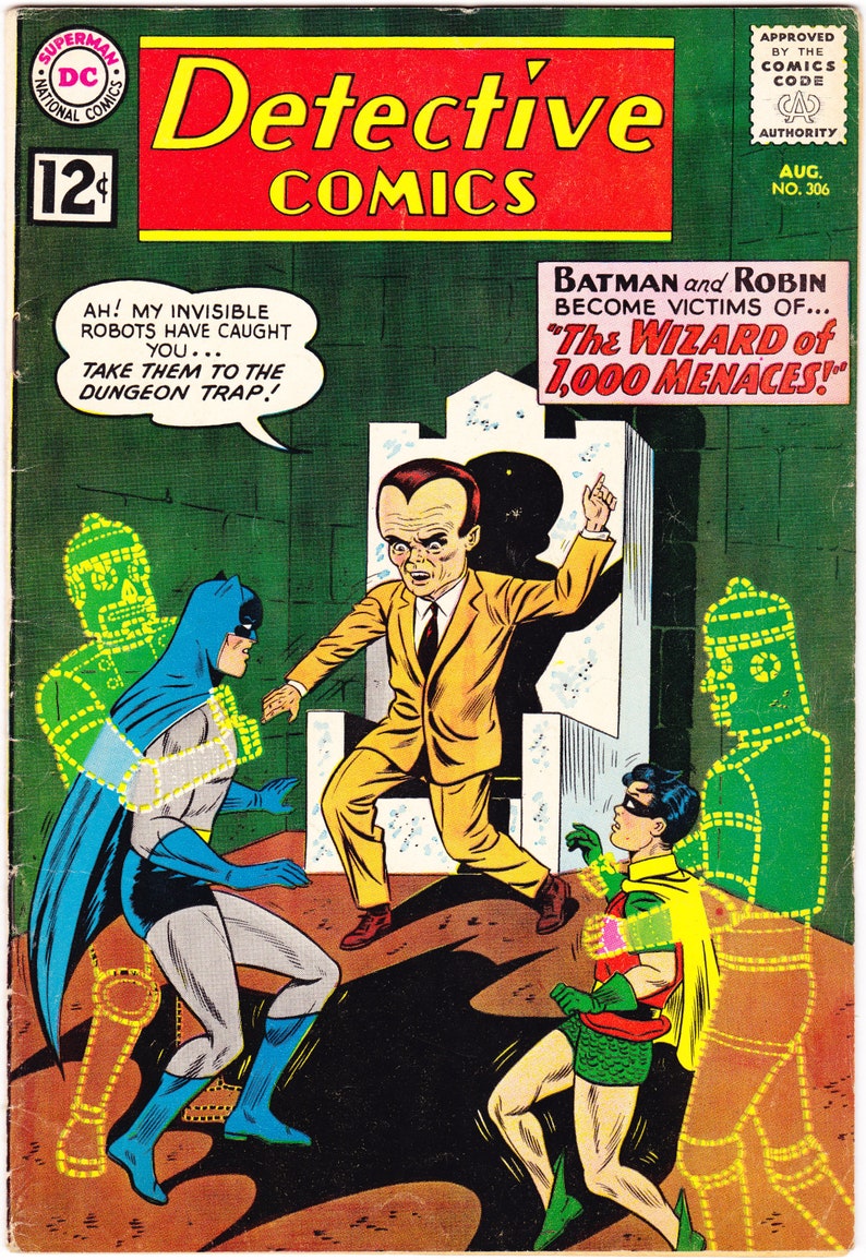 Detective Comics 306 Batman Silver Age books. 1962 DC FN | Etsy