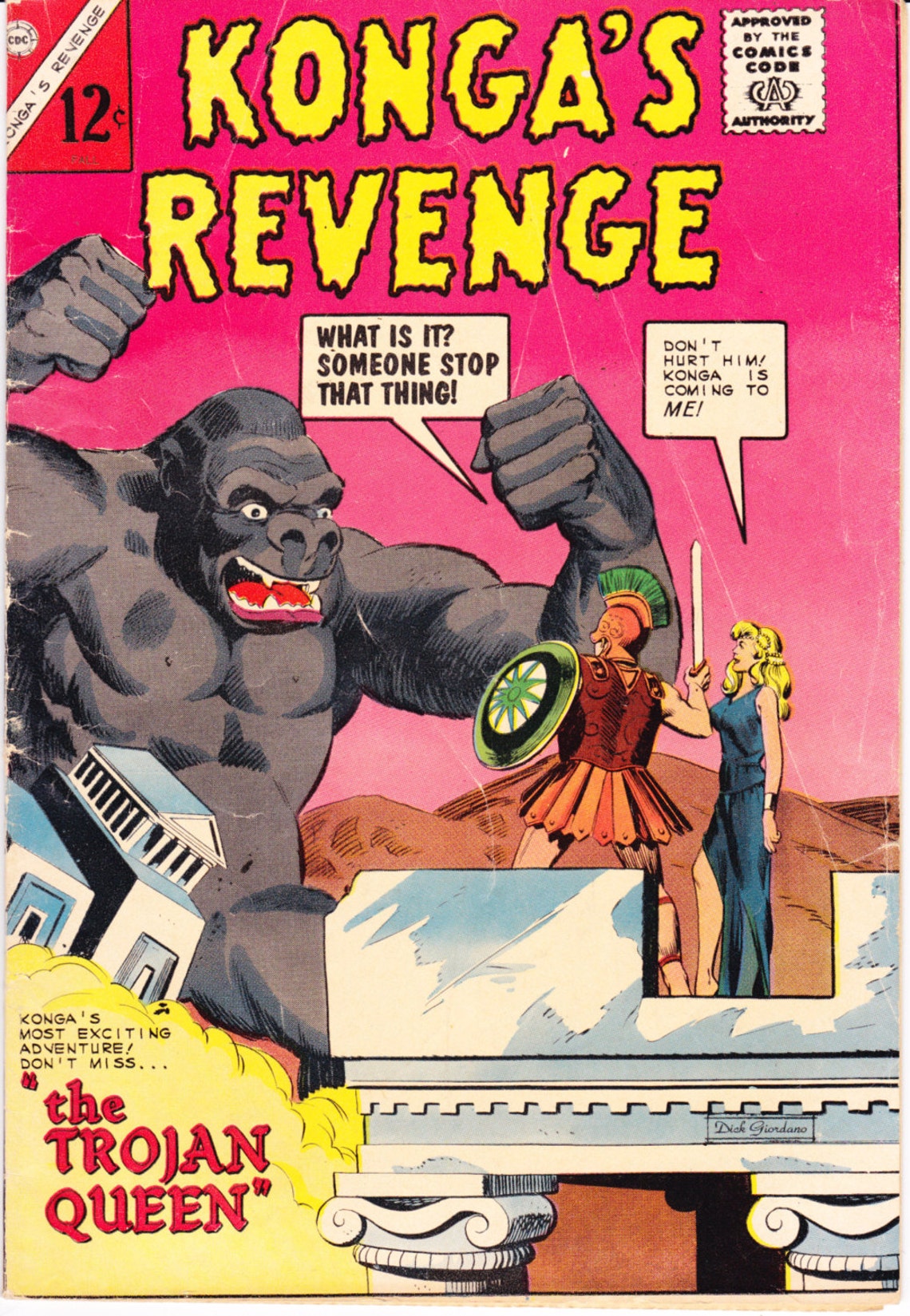 King Kong comic Konga's Revenge 3 books. 1964 Charlton | Etsy