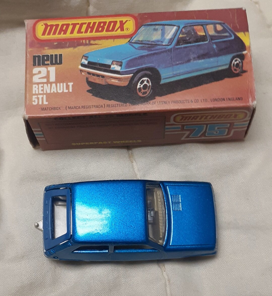 Matchbox Superfast 21, Renault 5TL, Mint in Box, 1979 - Etsy