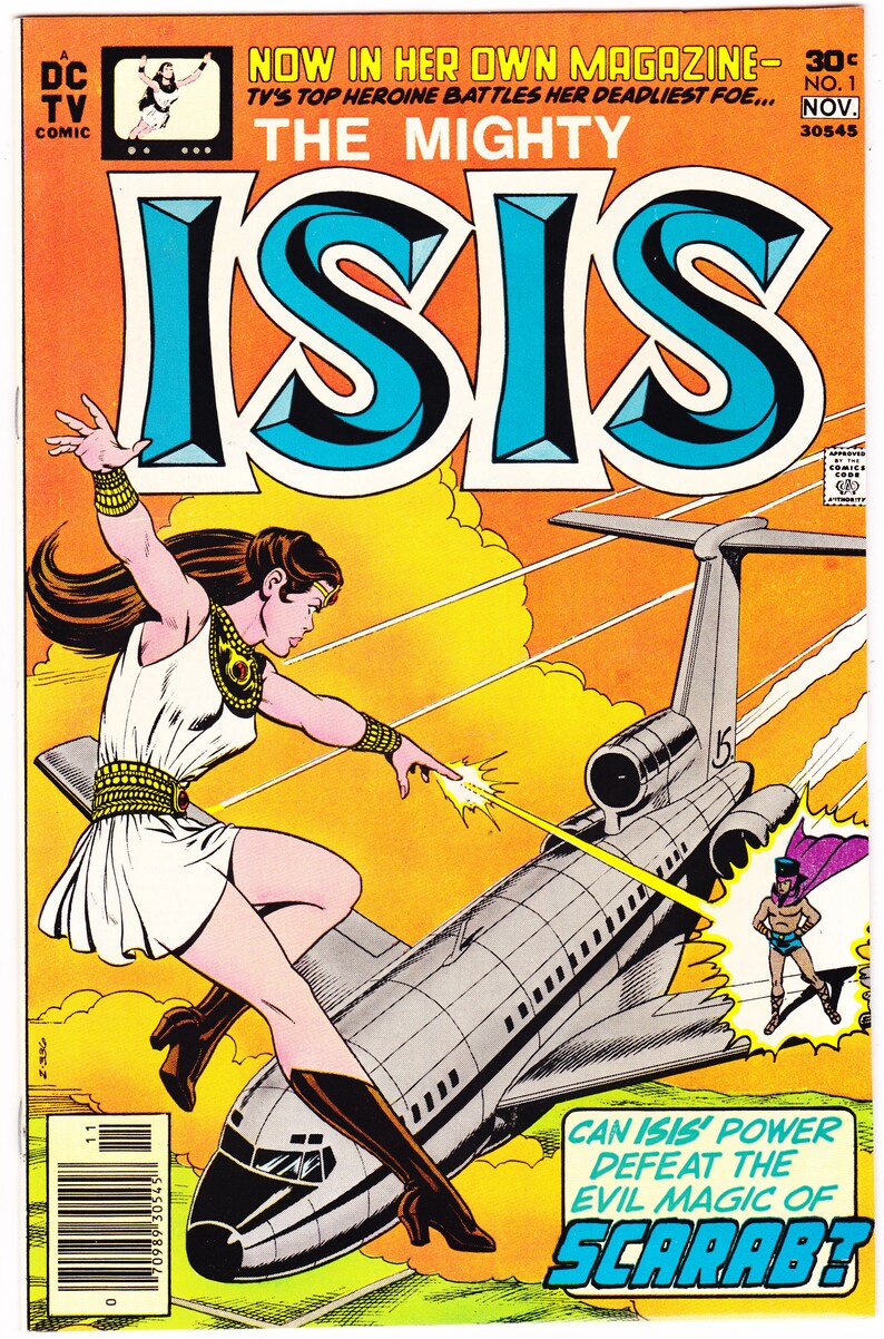 Isis 1 Shazam comic Black Adam's Wife books. 1976 DC | Etsy