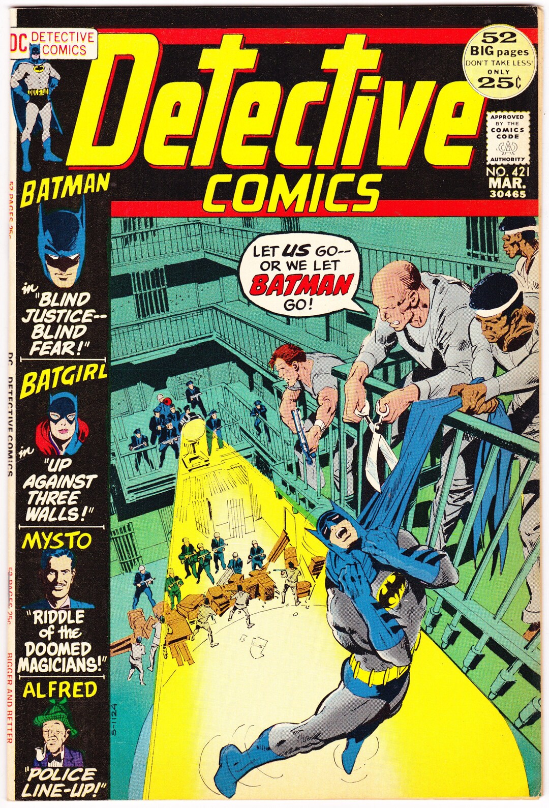 Detective Comics 421, Batman, Batgirl, Neal Adams Books. 1972 DC Comic ...