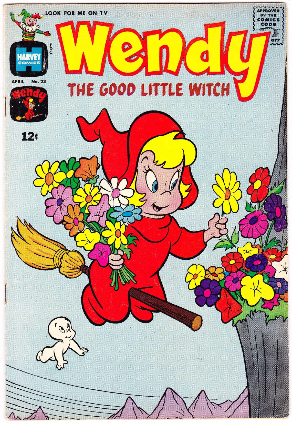 Wendy La Bruja 23 Casper El Fantasma Amistoso 1964 Cómics De Etsy