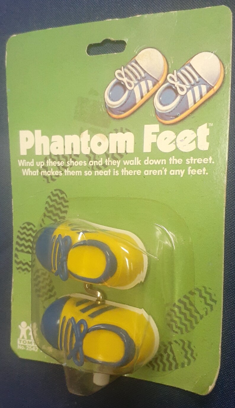 Phantom Feet Wind up Toy NEW Sealed MOC Tomy Toys 1980 - Etsy