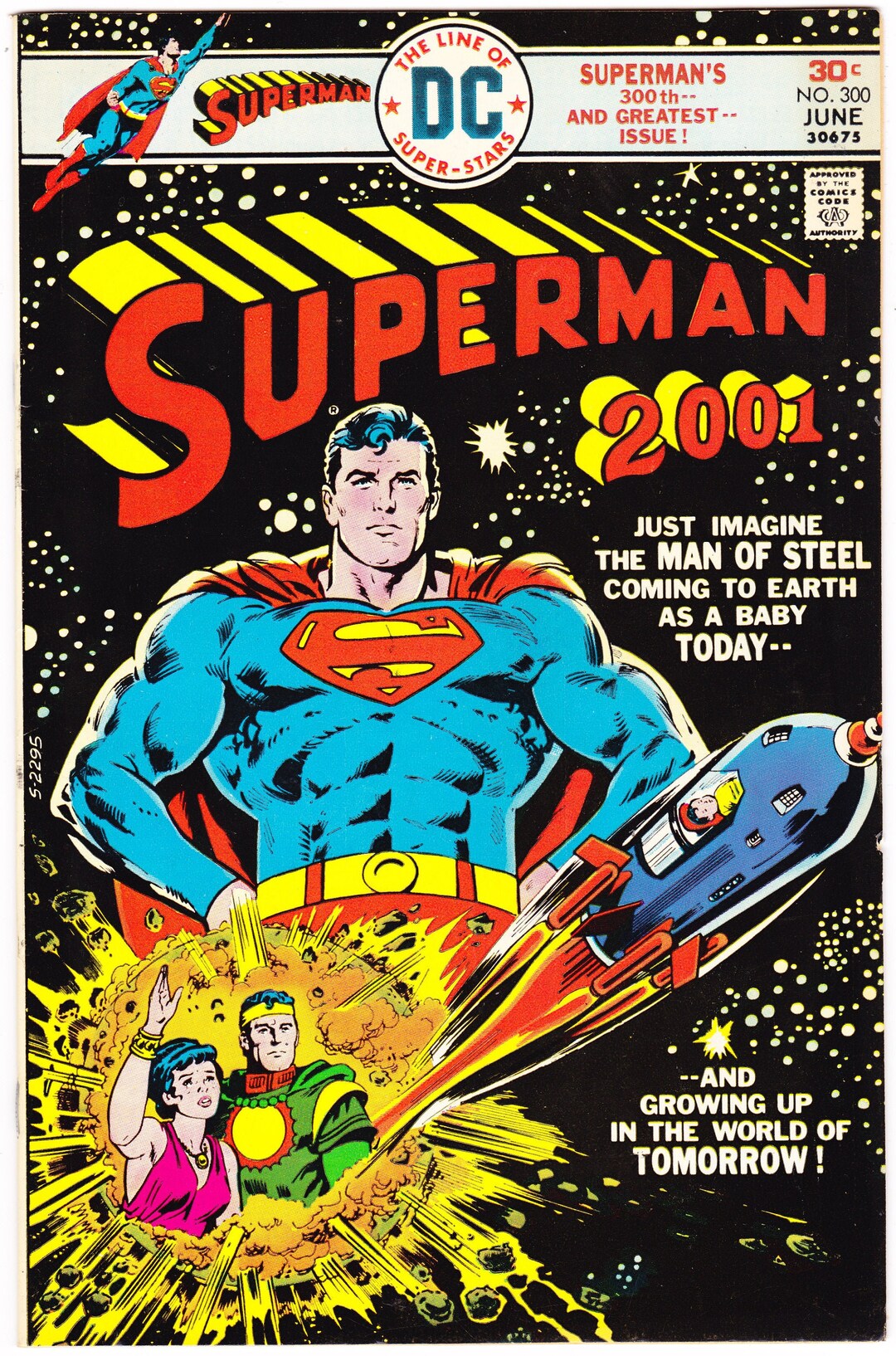 Superman 300 Comic, Anniversary Books. 1976 DC Comics, VF 8.5 - Etsy