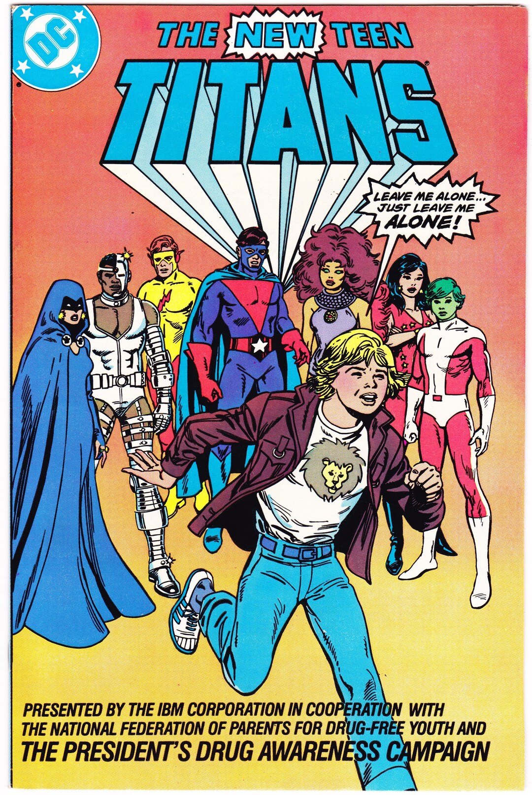 The New Teen Titans 1 Comic, Nancy Reagan, IBM Drug Awareness Books ...