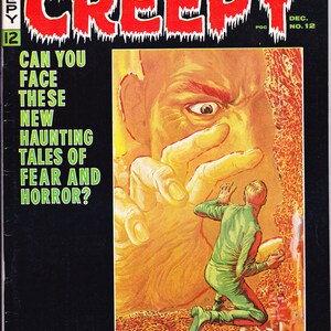CREEPY Magazine 12 Horror, Halloween Gifts, Books. 1966 Warren FVF 7.0 ...