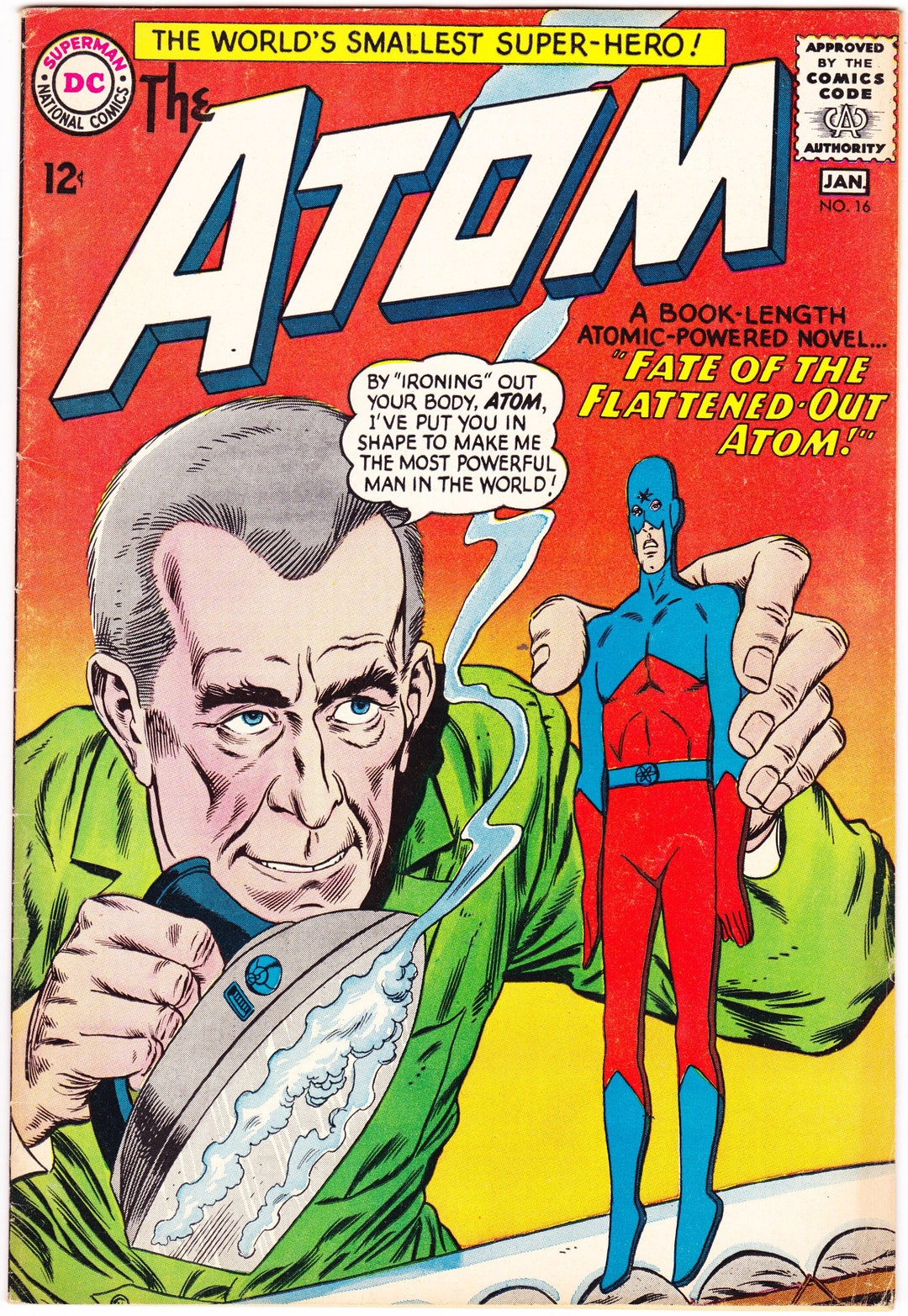 The Atom 16 Comic, Gil Kane Books. 1965 DC Comics, FN 6.0 - Etsy