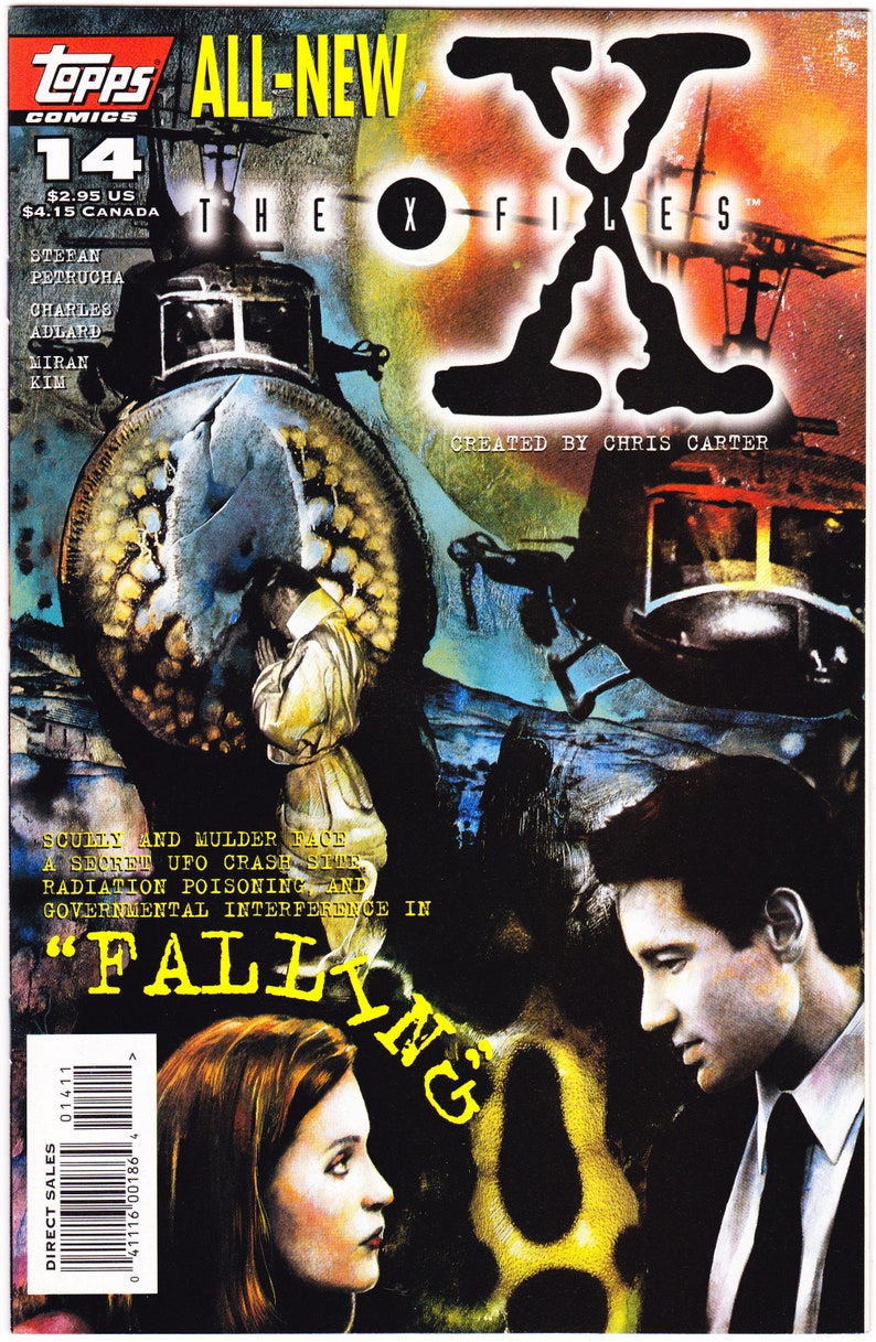 X-files 14 Comic Xfiles Book. 1996 Topps NEW NM 9.2 | Etsy