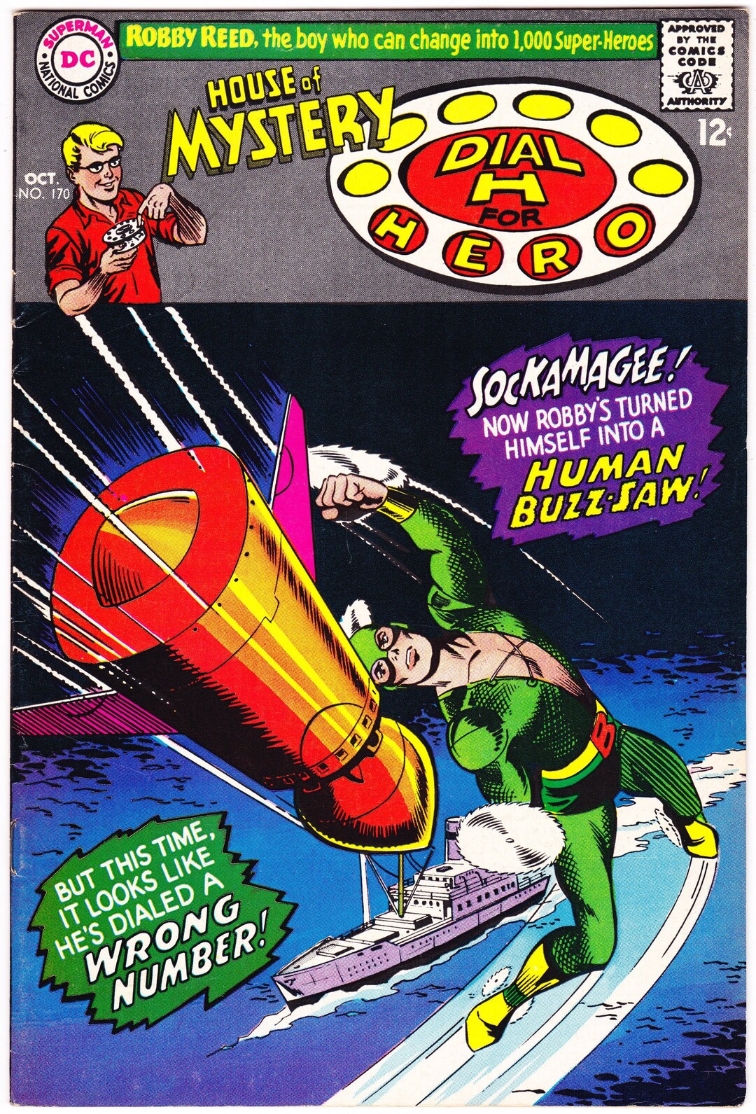 Martian Manhunter in House of Mystery 170 Comics, Silver Age Books ...