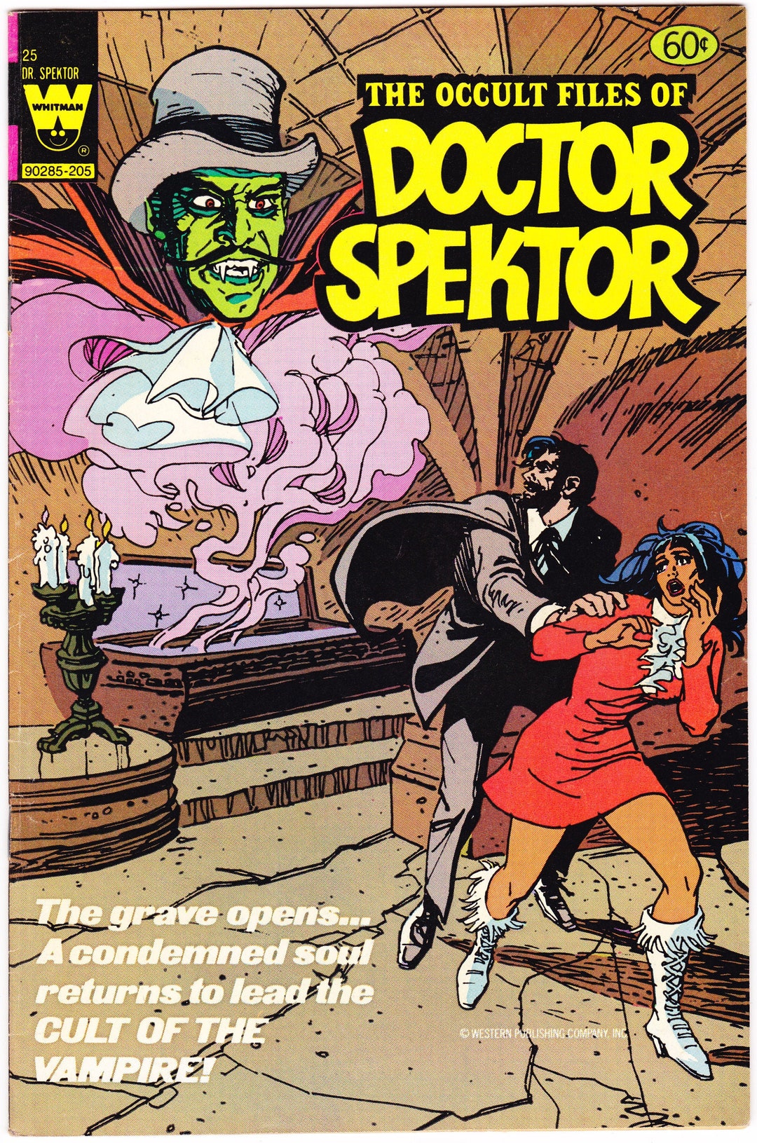 Occult Files of Doctor Spektor 25, Vampire Horror Comic Book. 1973 FN 6 ...