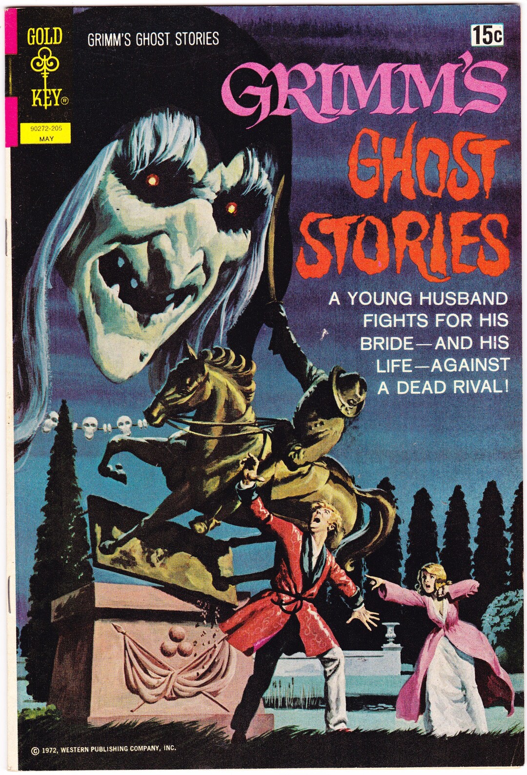 Grimms Ghost Stories 3 Comic, Horror Gifts, Books. 1972 Gold Key Comics ...