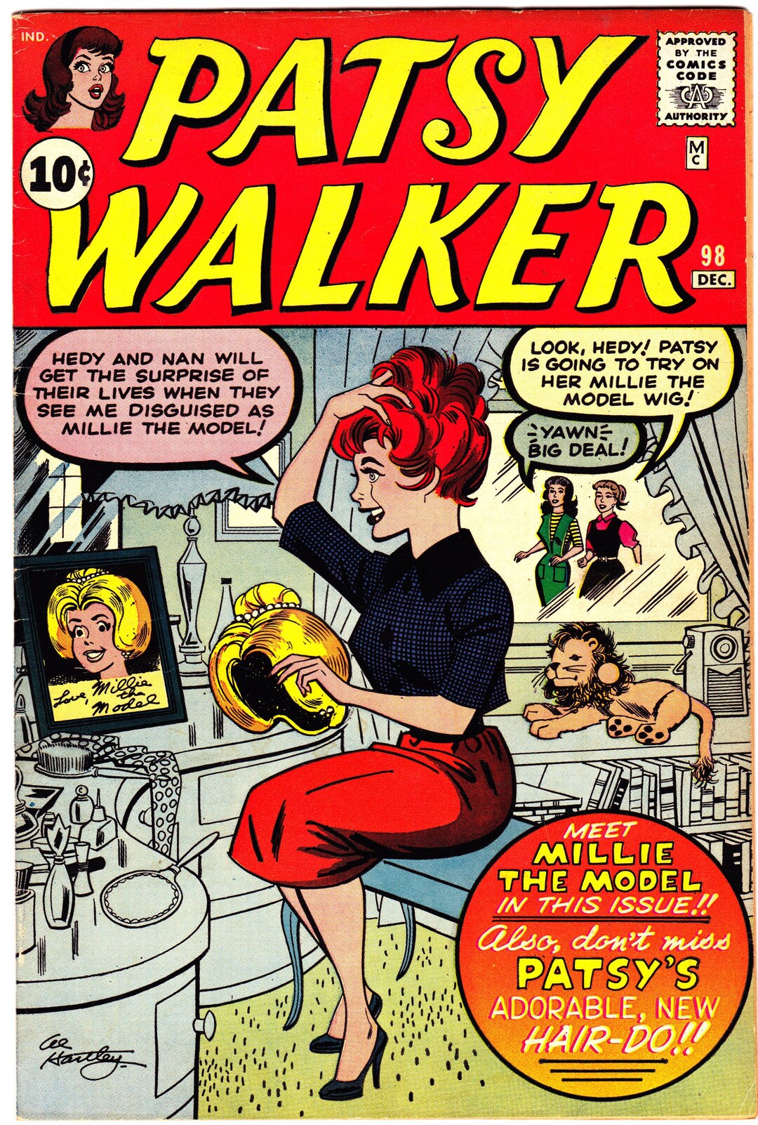 Patsy Walker 98 Comic, Romance Gifts Books. 1961 Marvel Comics VGFN 5.0 ...