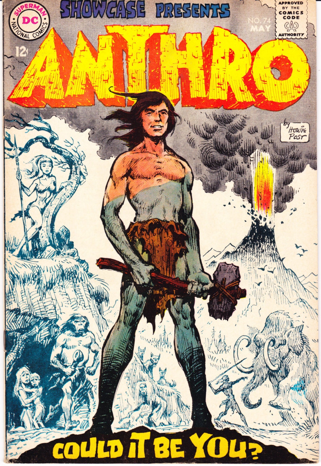 Showcase 74 Comics, 1st Anthro, KEY Silver Age Books. 1968 DC, VF 8.0 ...