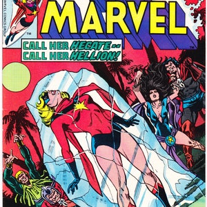 Ms Marvel 12 Comic, 1st Hecate Book. 1977 Marvel Comics, VF 8.0 - Etsy