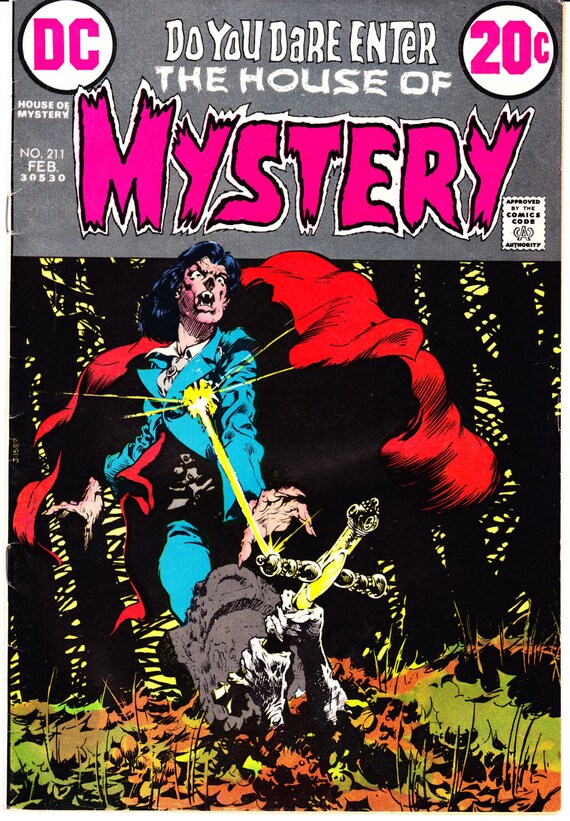 House of Mystery 211 Vampire Horror Comic Book. 1973 DC FVF | Etsy
