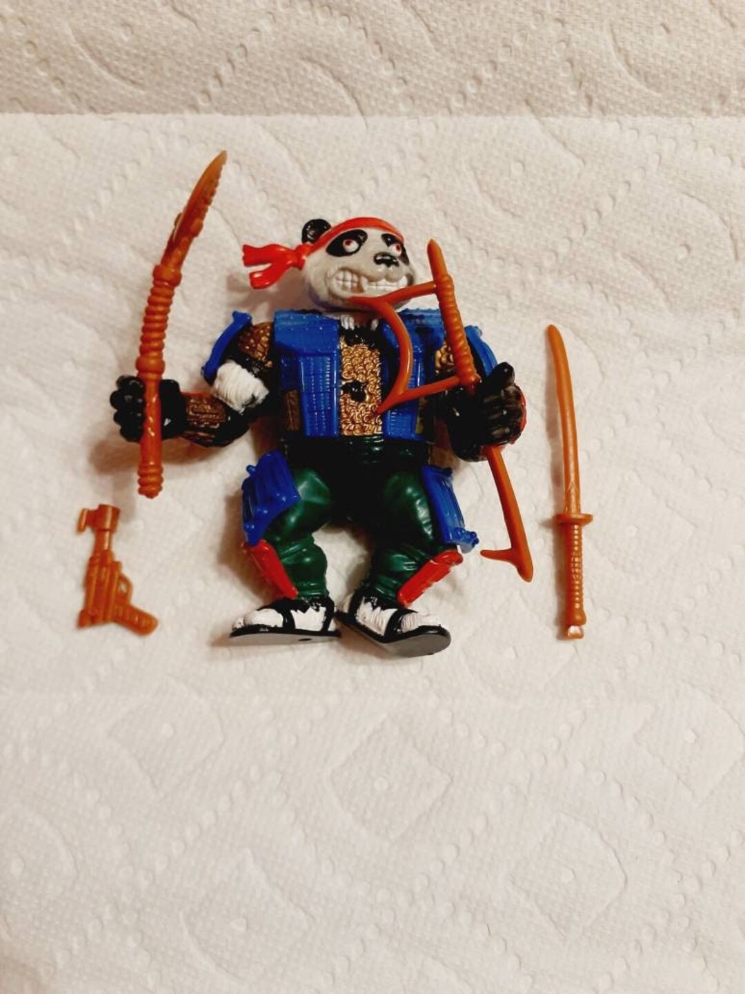 TMNT Panda Khan Action Figures 1990 Teenage Mutant Ninja - Etsy