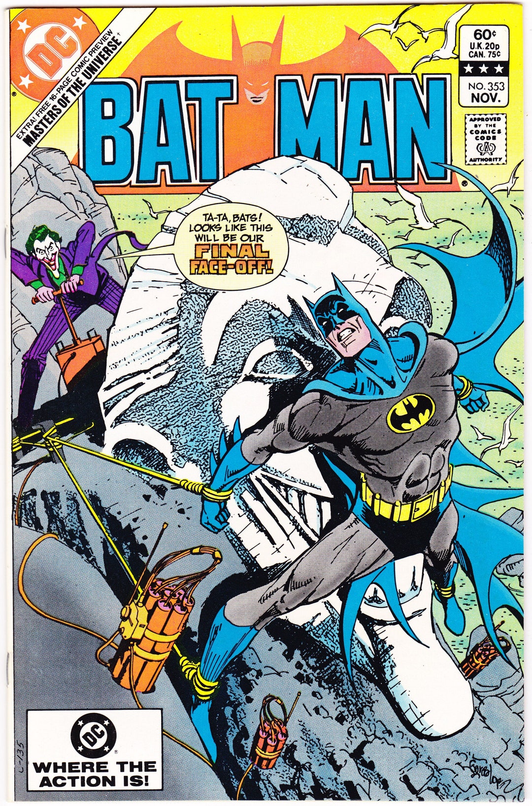 Batman 353, MOTU Comics, Masters of the Universe Preview, Joker Books ...