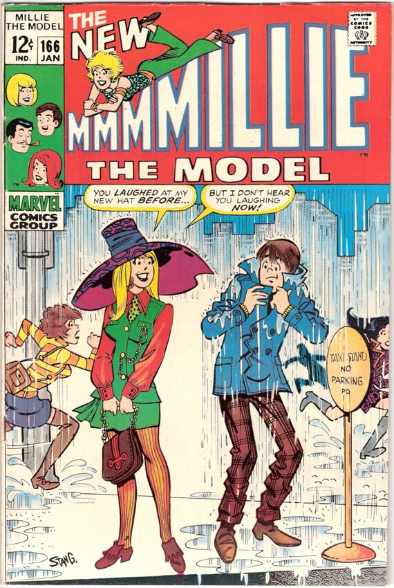 Millie the Model 166 Romance comic books 1968 Marvel VF | Etsy