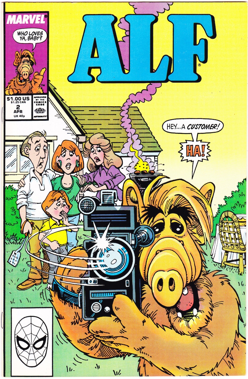 ALF 2 Comic TV Show Books. 1988 Marvel Comics NM 9.4 | Etsy