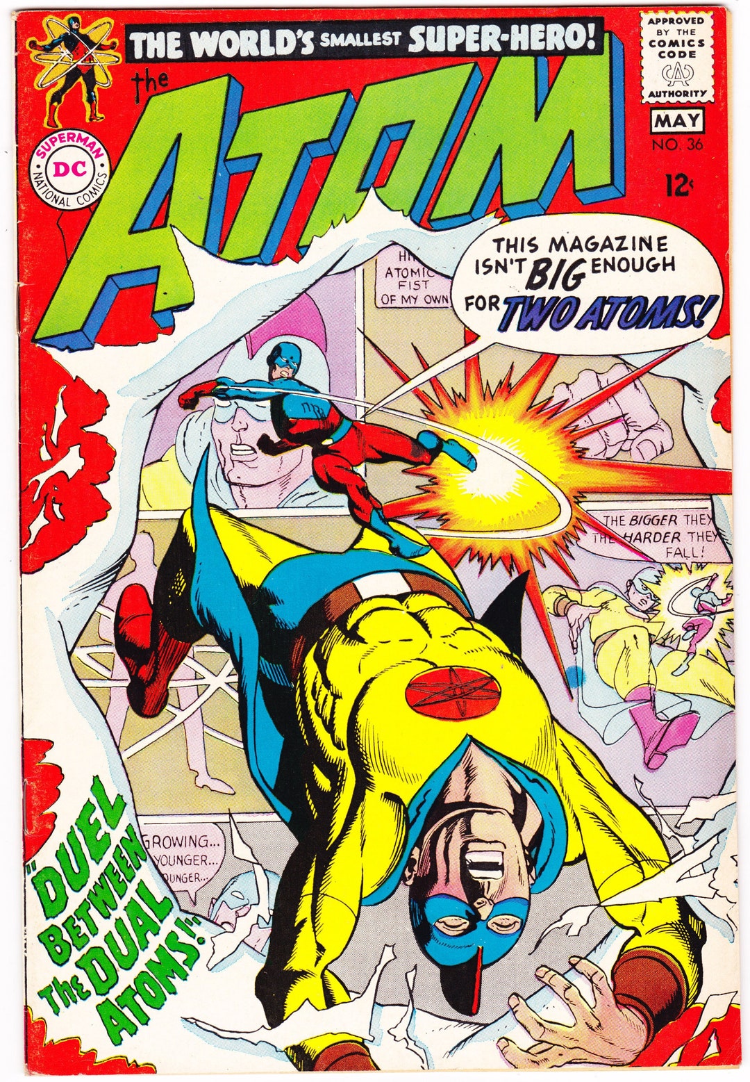 The Atom 36 Comic, Ray Palmer Book. 1968 DC Comics, FN 6.0 - Etsy
