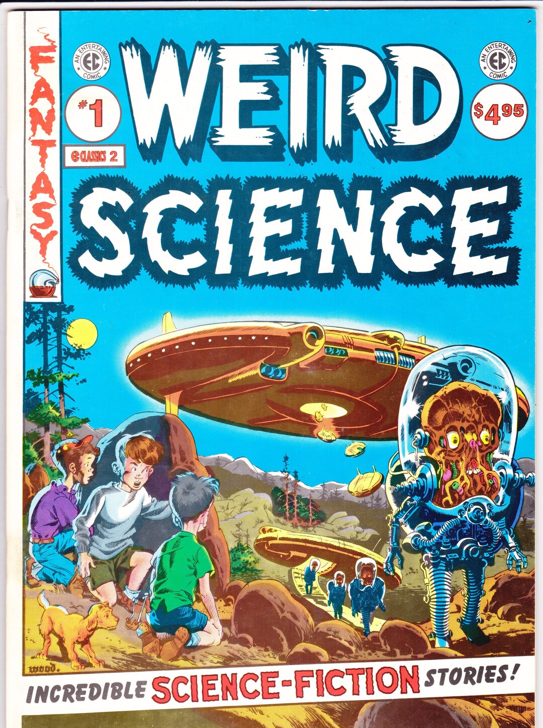 Weird Science Comic, EC Comics Magazine, Space Horror Book, Pre-code - Etsy