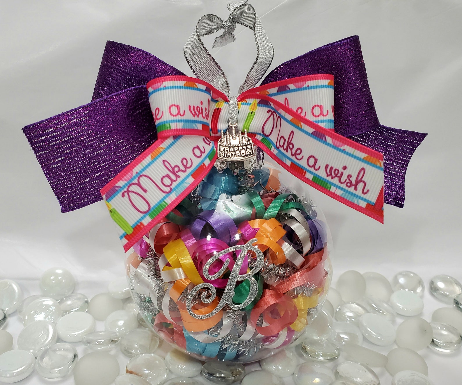 Personalized Happy Birthday Glass Ornament Birthday Gifts - Etsy