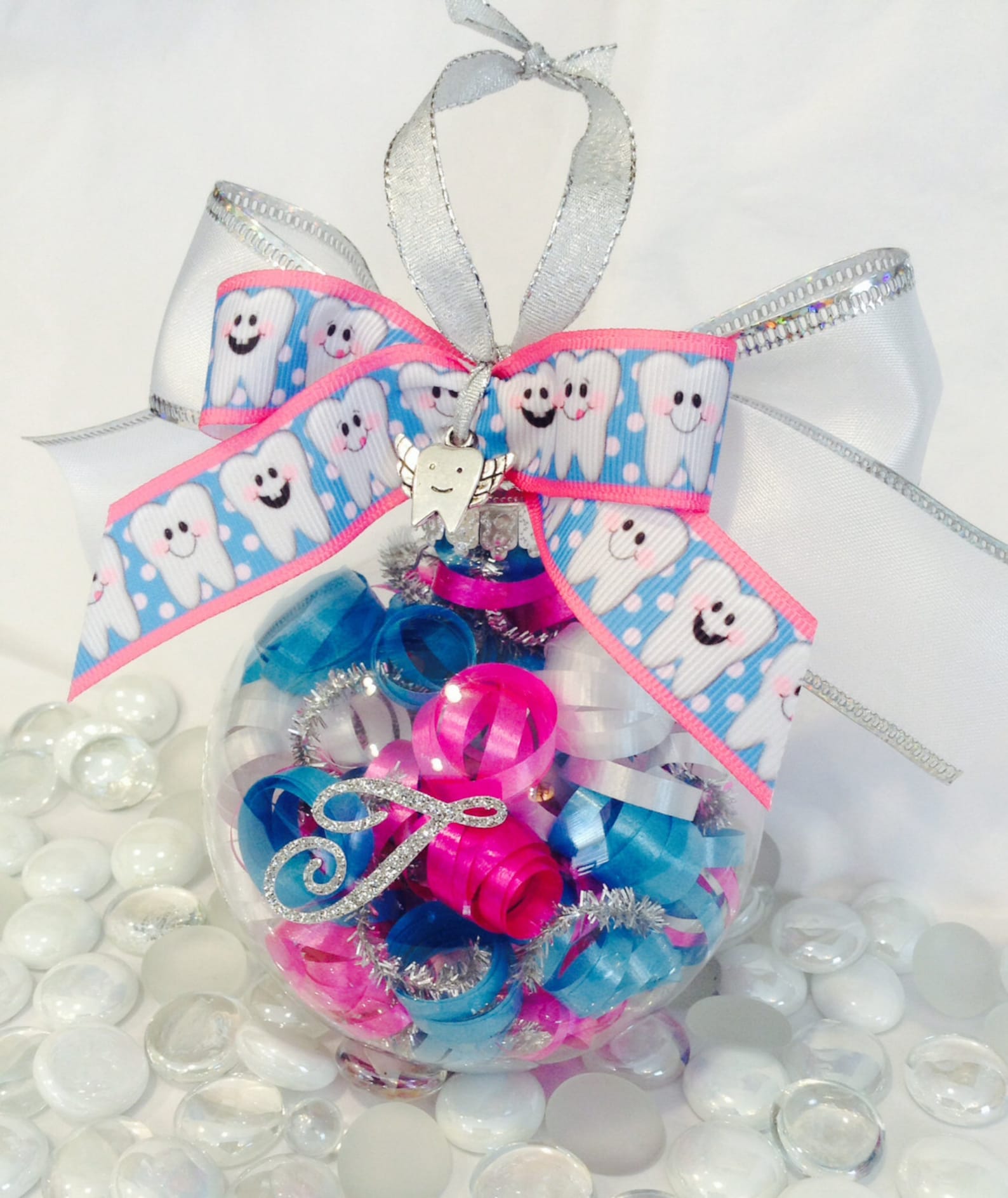 Personalized Tooth Holder Glass Ornament, Tooth Fairy Gifts - Etsy