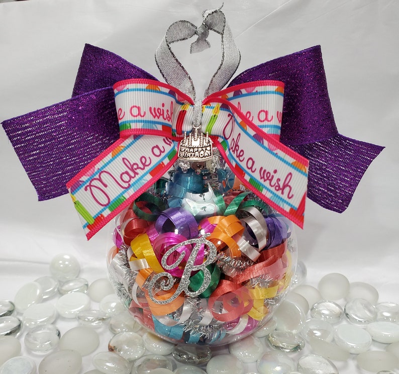 Personalized Happy Birthday Glass Ornament Birthday Gifts - Etsy