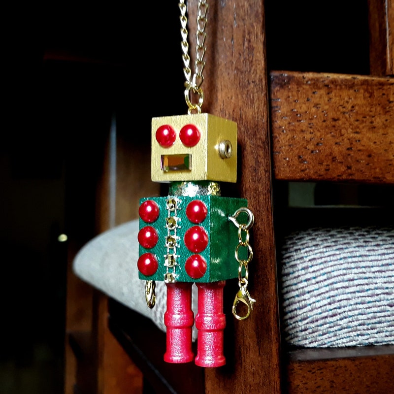 Robot Ornament - Etsy