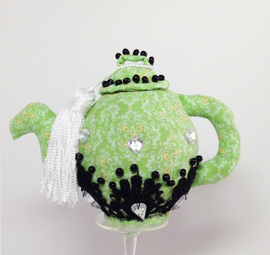 Pincushion, Teapot Pincushion, Teapot, Pin Cushion, Teapot Pin Cushion ...