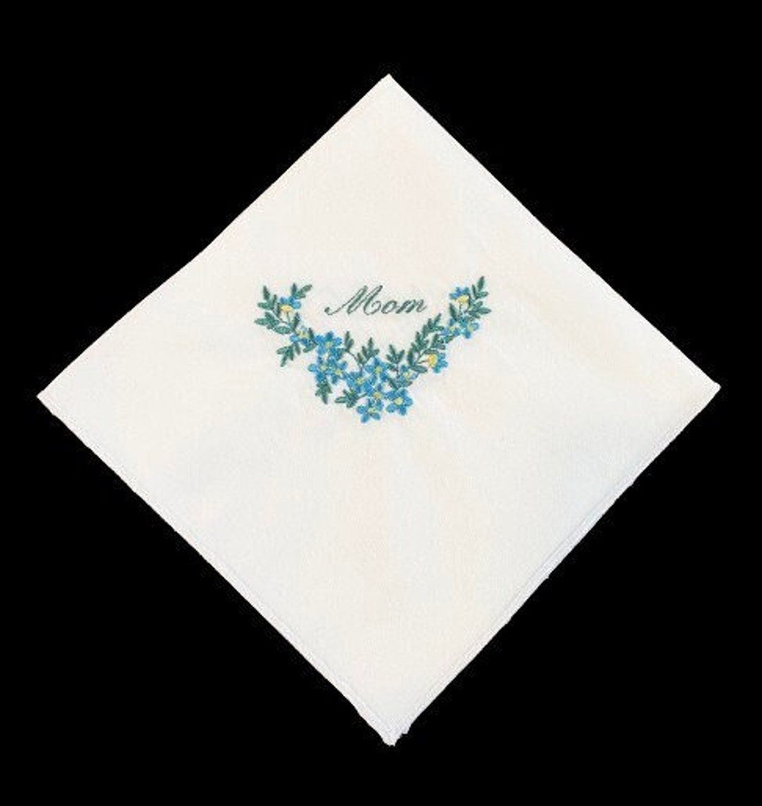 Mother Handkerchief, Embroidered Handkerchief, Cotton Handkerchiefs ...