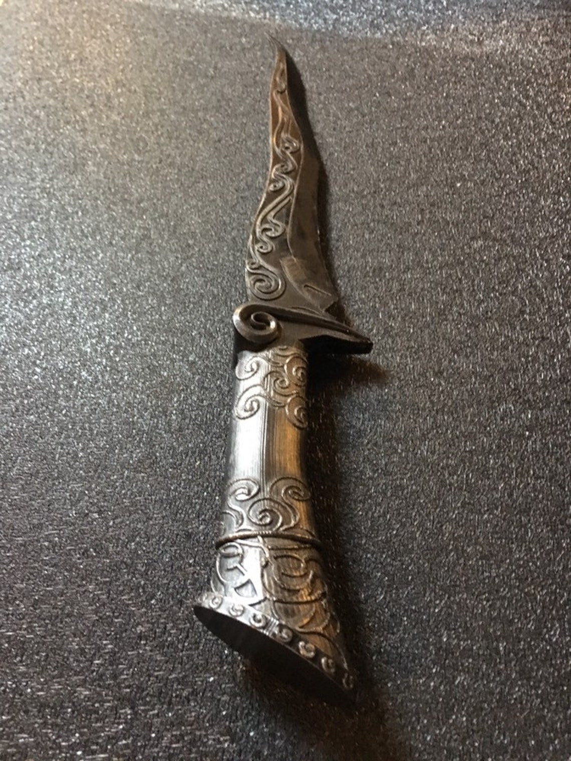 Skyrim Ebony dagger 3D Printed Unofficial | Etsy