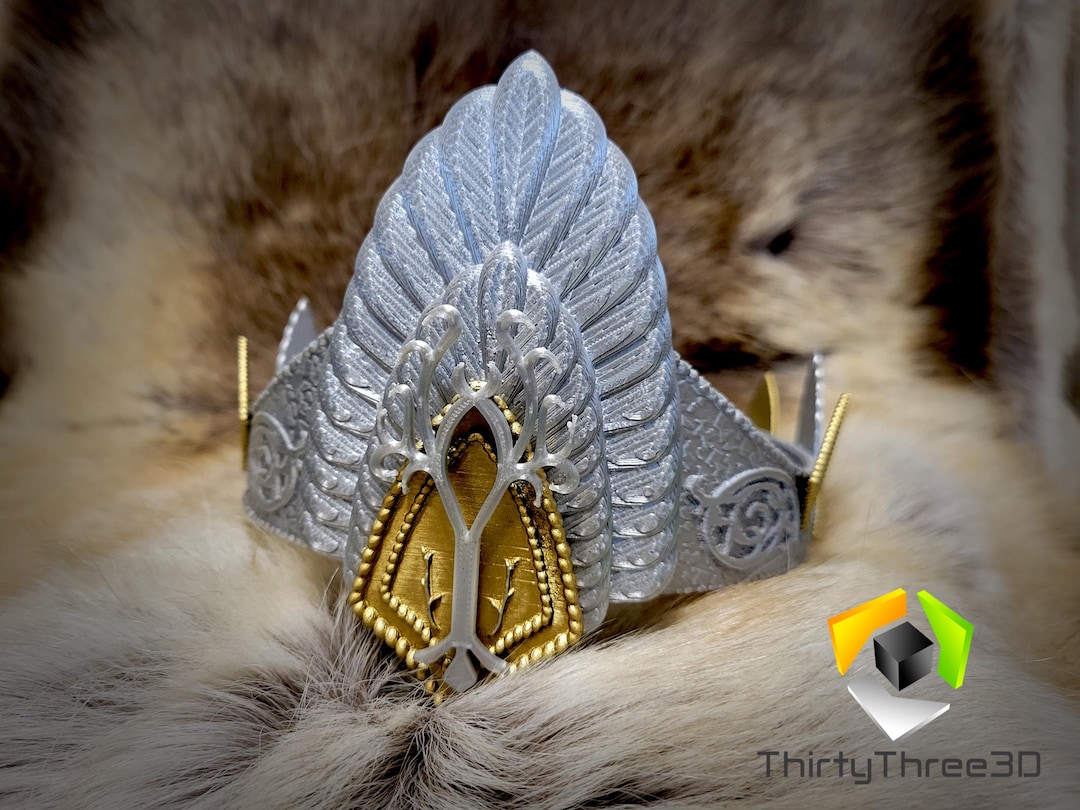 Aragorn / King Elessar Crown Kit, 3D Printed, Unofficial - Etsy