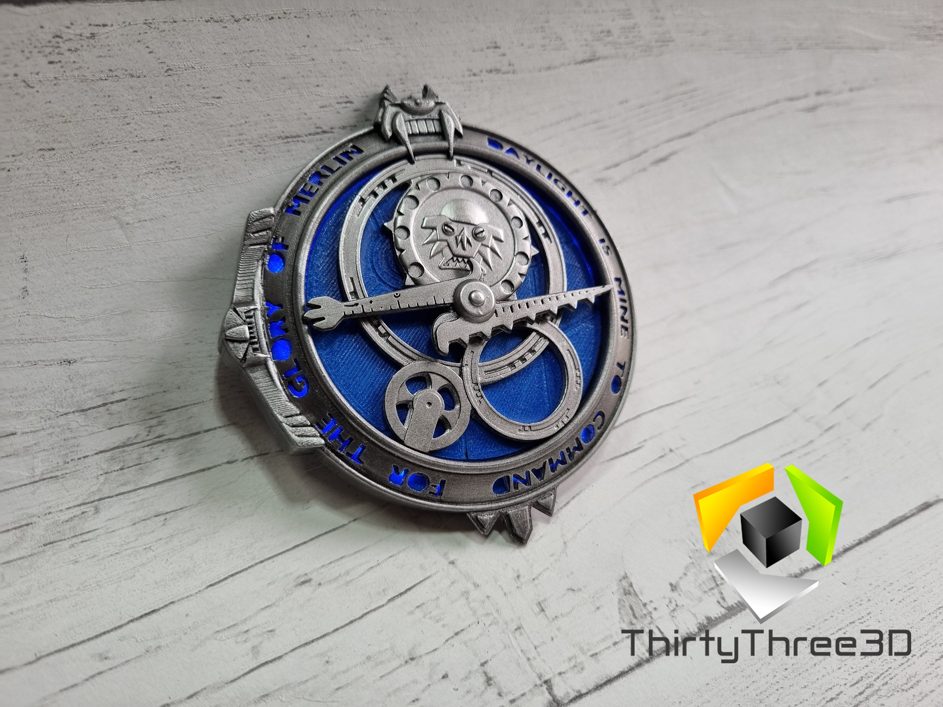 Trollhunters Amulet of Daylight / Eclipse, English, Rechargeable Led's ...
