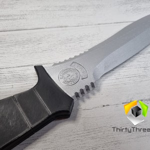 Leon Kennedy Resident Evil Stars Dagger/knife , 3D Printed, Unofficial ...