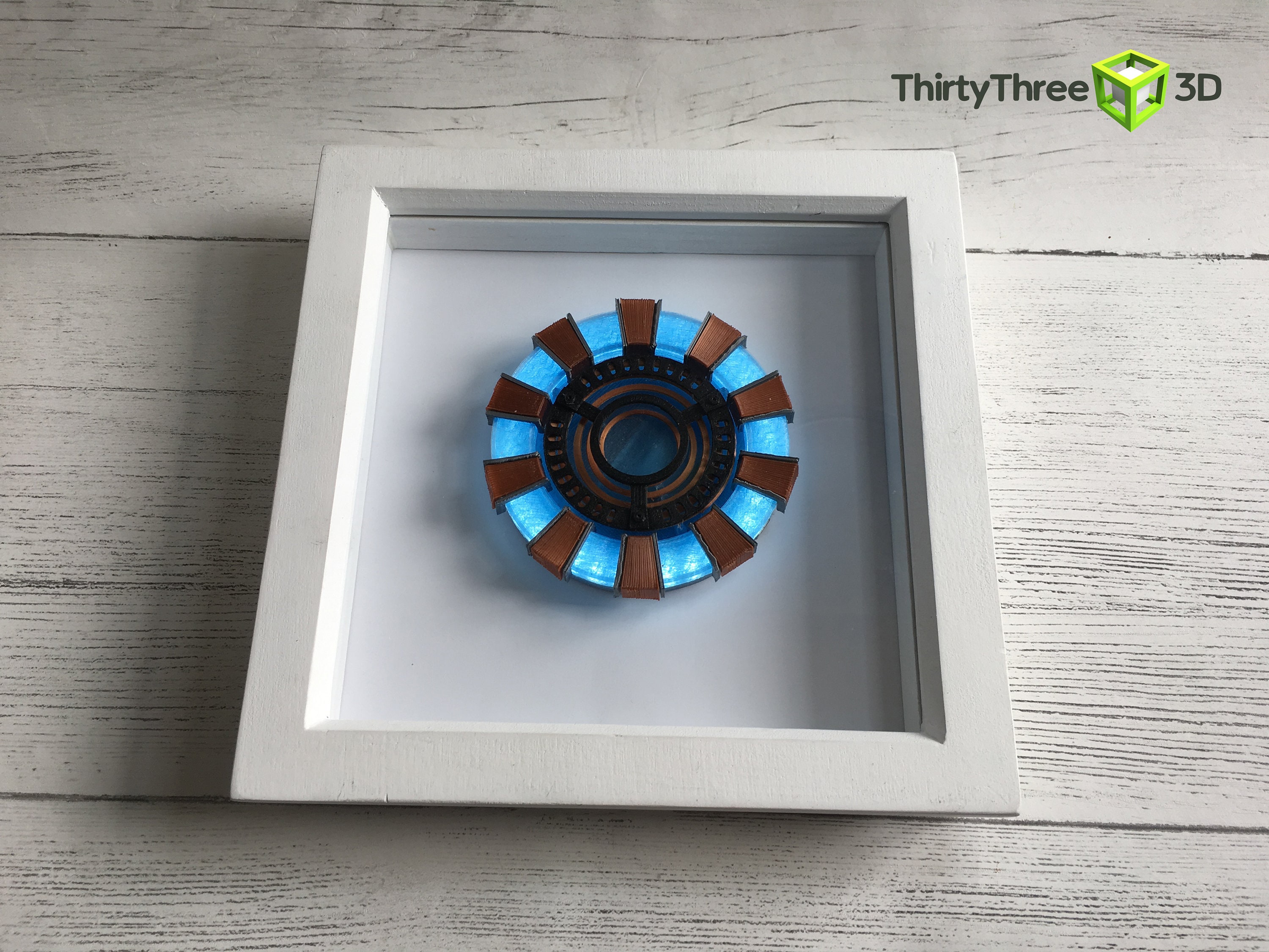 Arc Reactor Picture Frame 3D Printed unofficial USA - Etsy UK