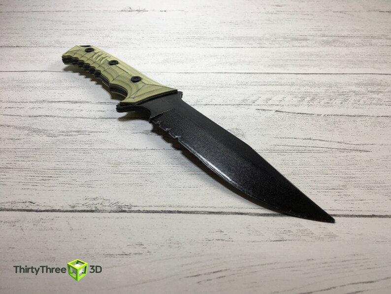 Mad Max Combat Knife Chris Reeve 3D Printed Unofficial - Etsy