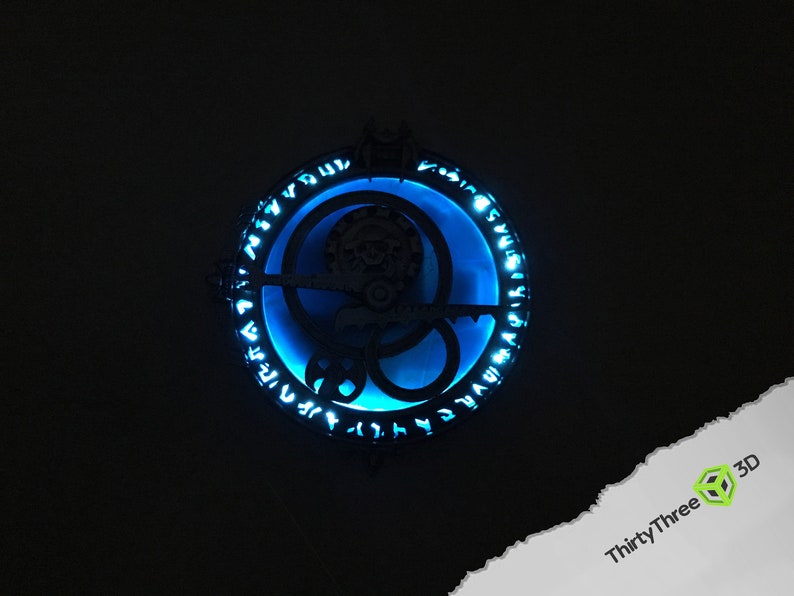 Trollhunters Amulet of Daylight / Eclipse 3d Printed - Etsy UK