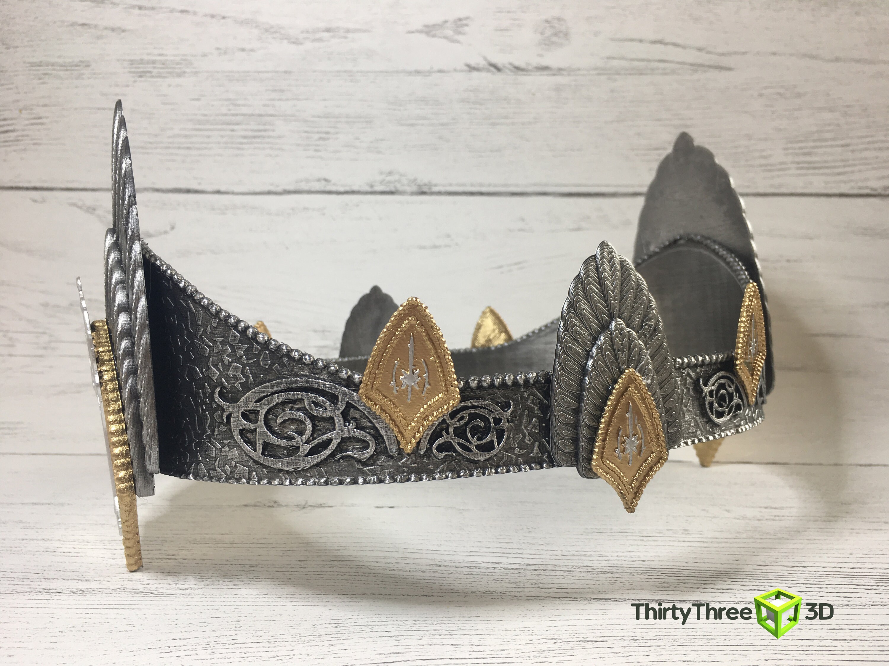 Aragorn / King Elessar Crown Kit 3D Printed Unofficial - Etsy