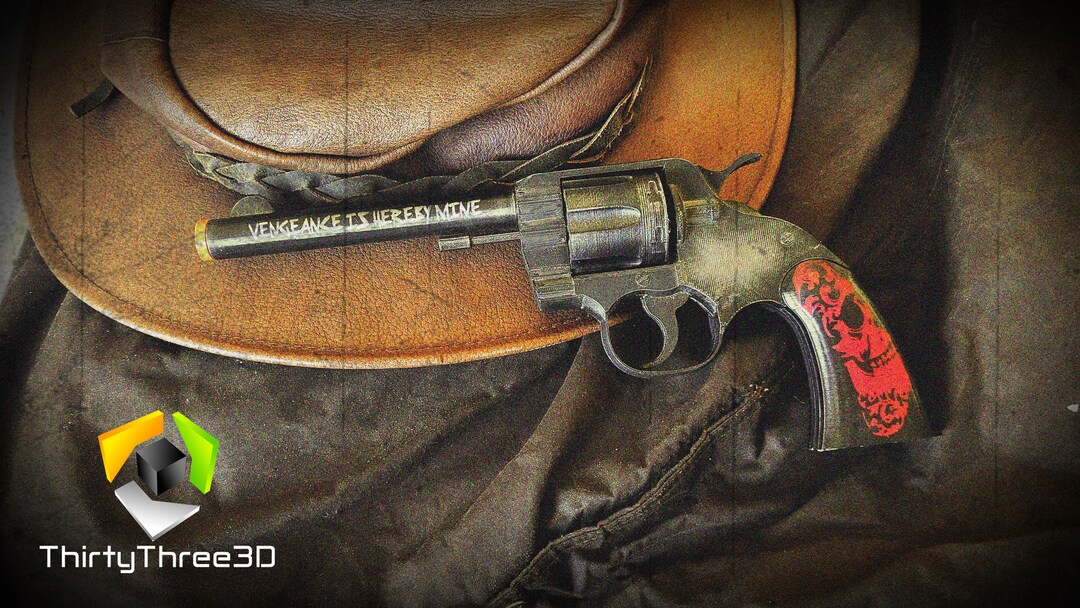 Micah's Revolver RDR2, 3D Printed, Unofficial. US - Etsy Singapore