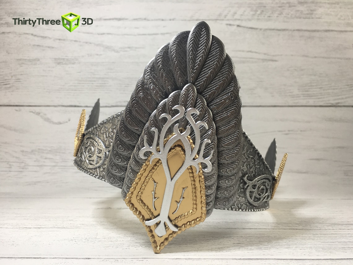 Aragorn / King Elessar Crown Kit 3D Printed Unofficial | Etsy