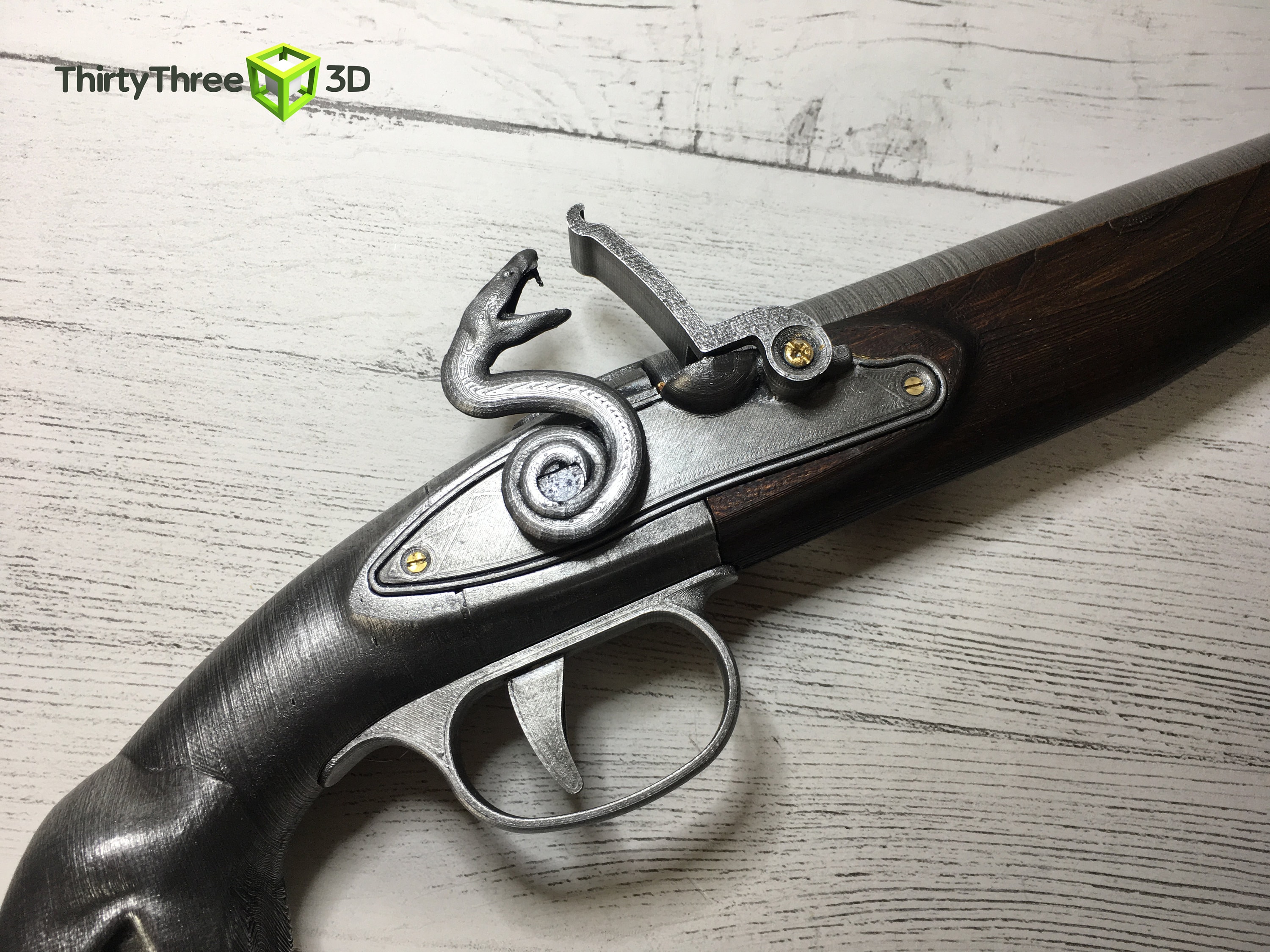 Flintlock Pistol, 3D Printed, Mechanised, US - Etsy UK