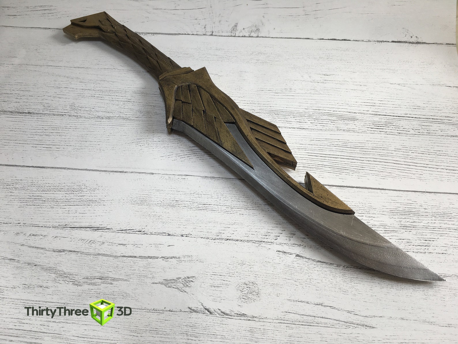 Skyrim Elven Dagger 3D Printed Unofficial - Etsy