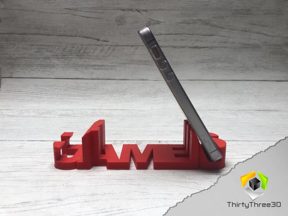 Personalised Name Phone/tablet Stand 3D Printed - Etsy